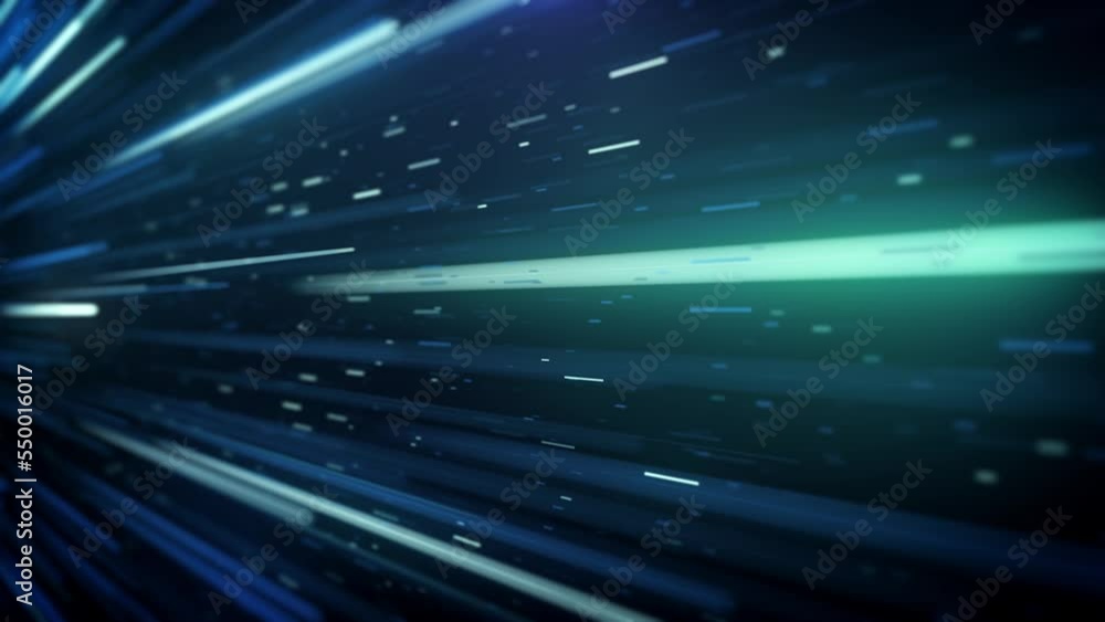 Big Data Digital Business Hi-tech Background/ 4k animation of an ...