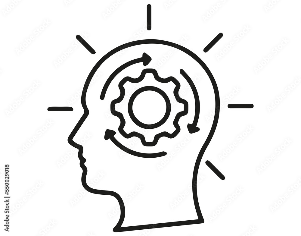 science brain icon. png science brain symbol. illustration on ...