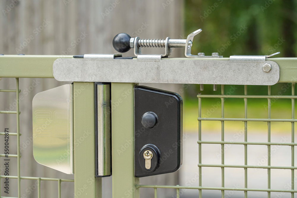 Handle Fence Door. Stainless Steel Gate Lock with additional child ...