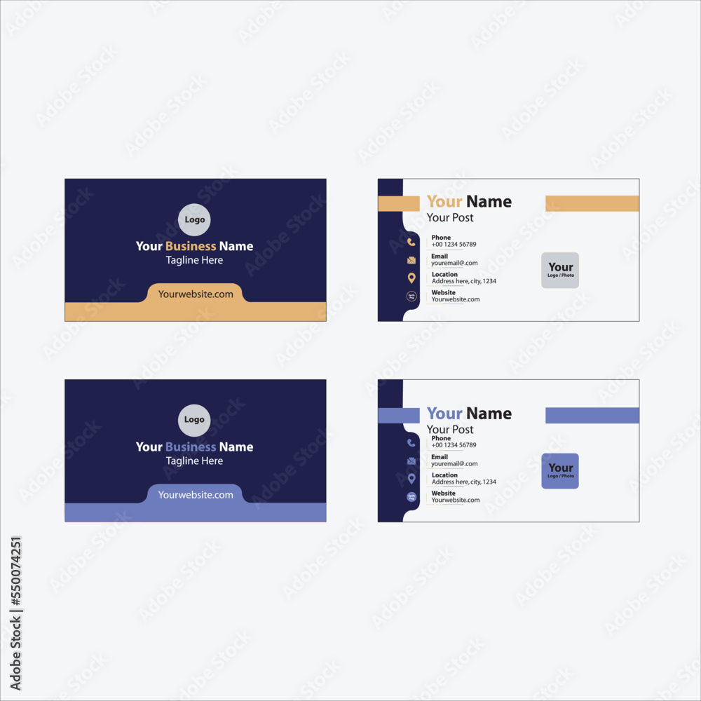 Simple Business Visiting Card Template, Company Business Visiting Card ...
