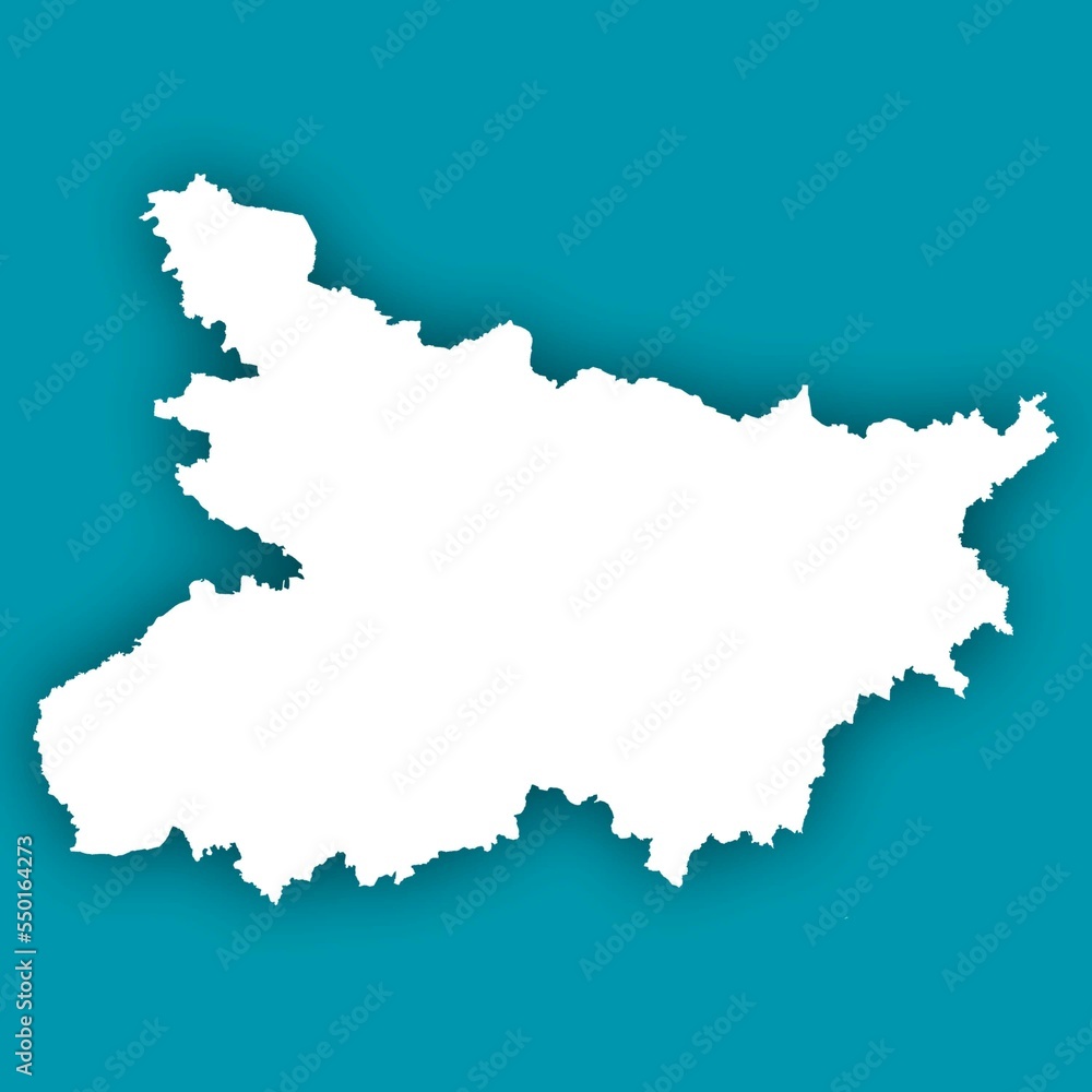 Bihar State Map Image Stock Illustration | Adobe Stock