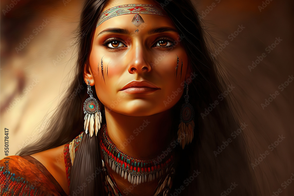 Native American Female Facial Features