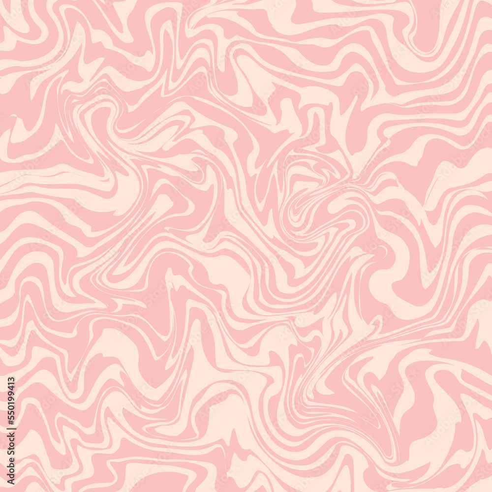 Groovy hippie 70s background. Y2k aesthetic wavy groovy lines. Trendy ...