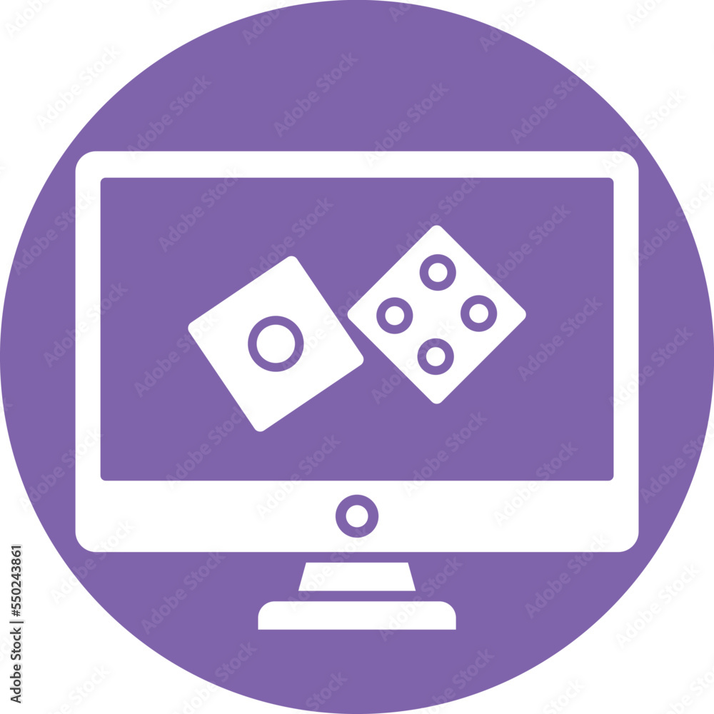 Ludo Game Vector Icon Stock Vector | Adobe Stock