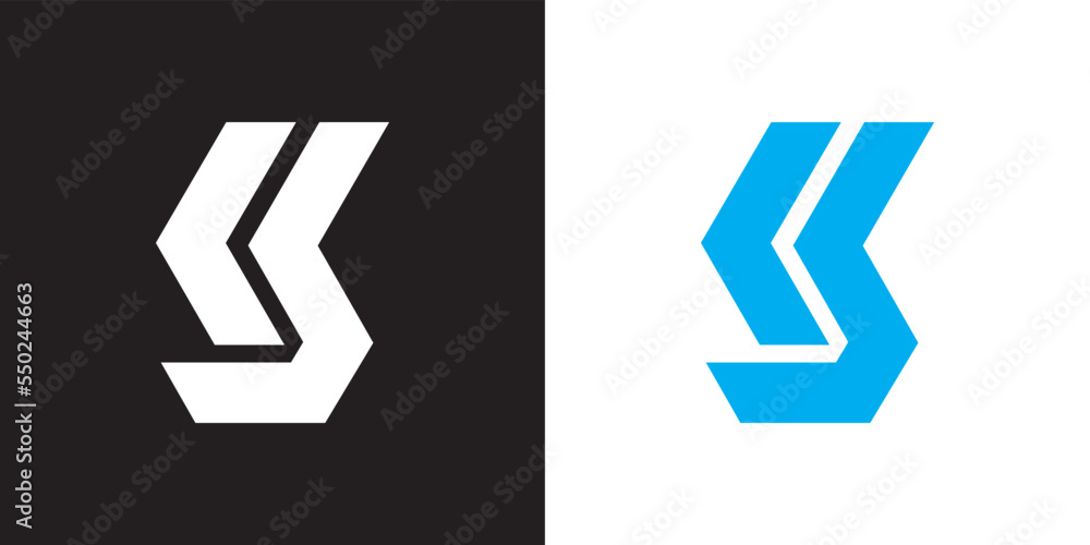 Minimal SK logo. Icon of a KS letter on a luxury background. Logo idea ...