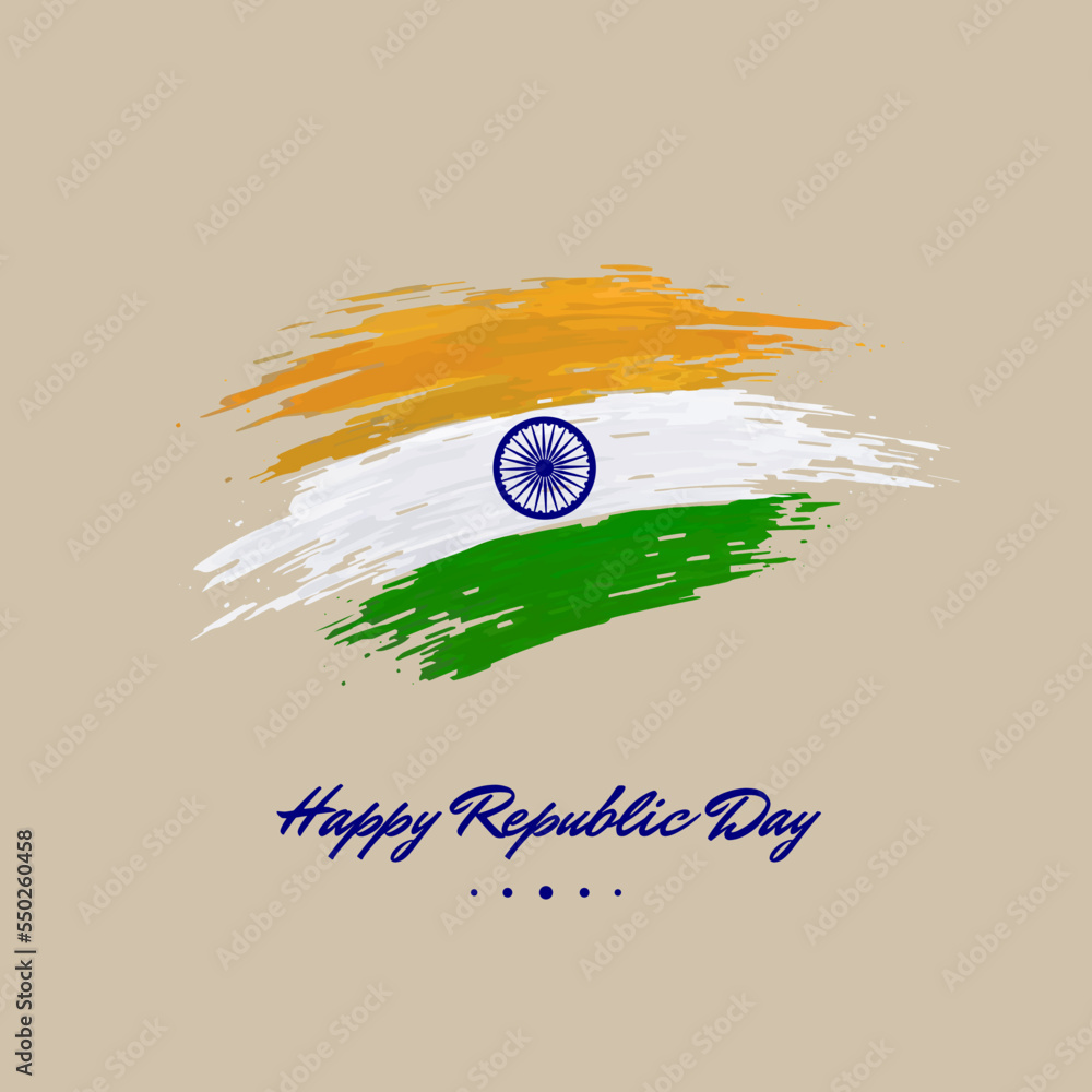 Vetor de 26 january india republic day, vector template. Indian flag ...