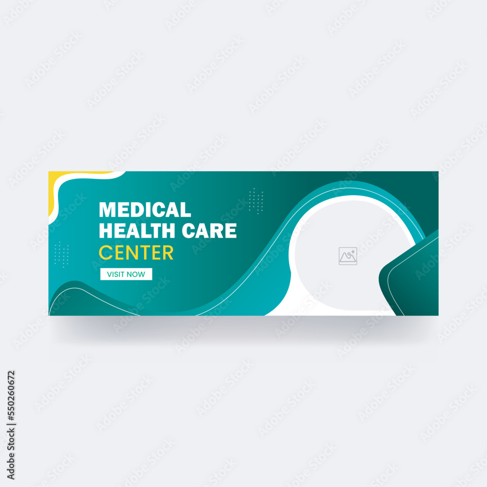 Medical doctor banner facebook cover or healthcare social media post ...