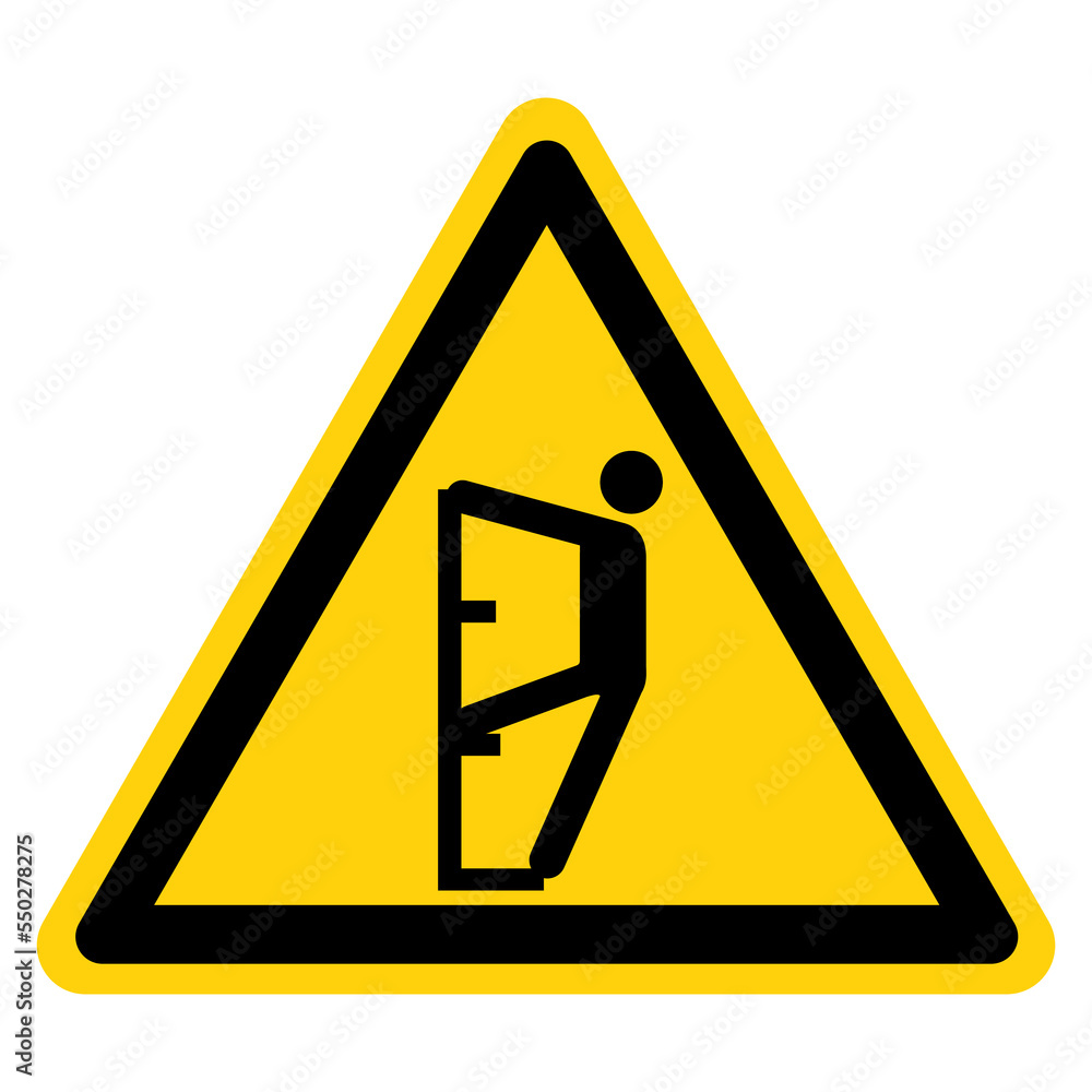 Keep steps handholds and walkways Symbol Sign, Vector Illustration ...