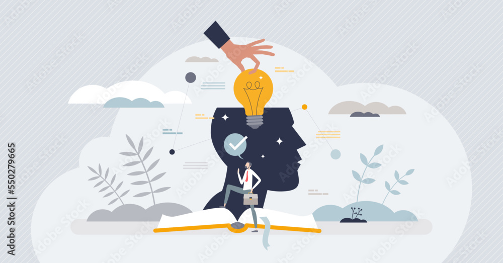 Tacit or implicit knowledge from personal mind experience tiny person ...