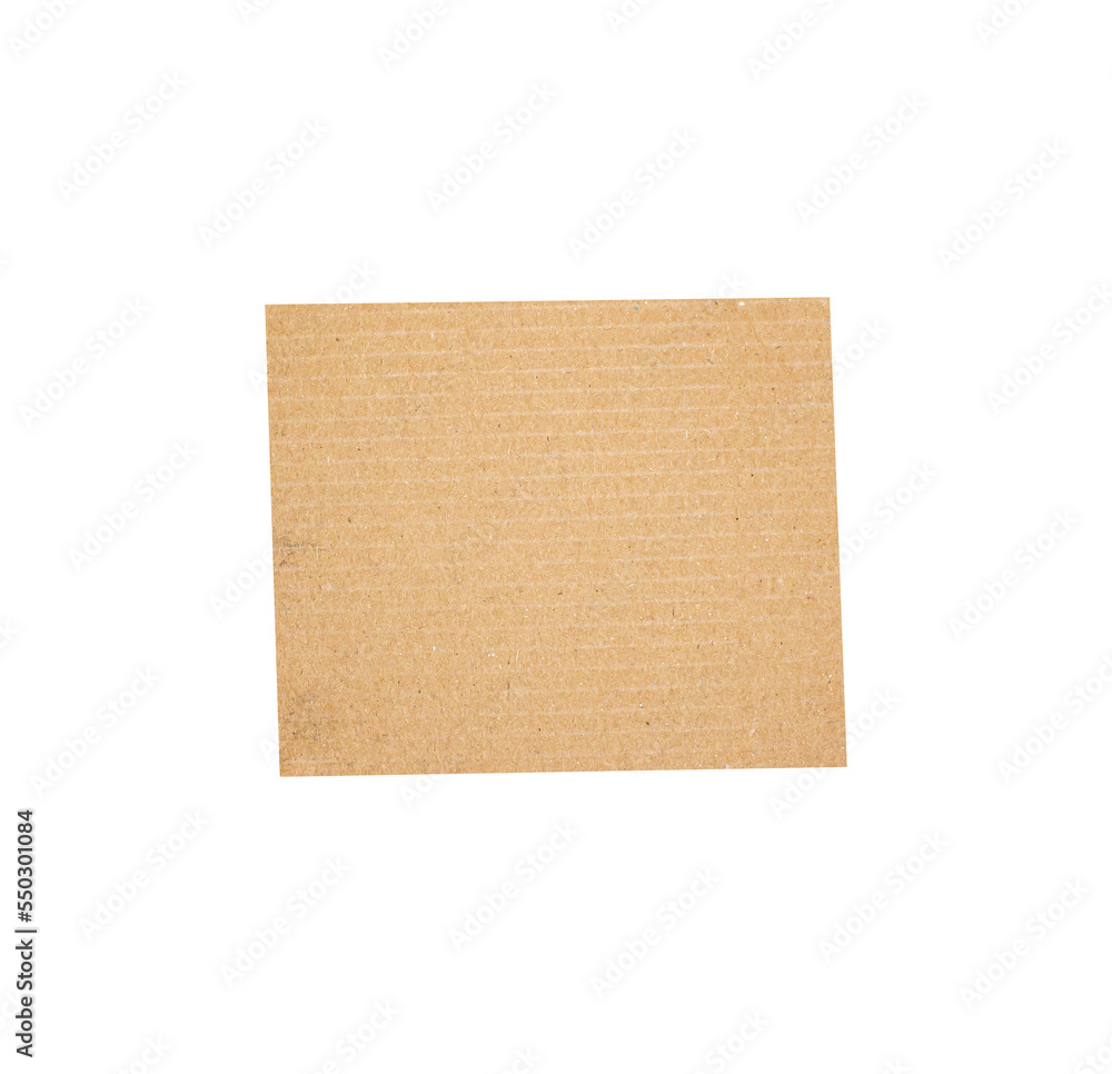 Cardboard on transparent background, blank carton, png Stock Photo ...