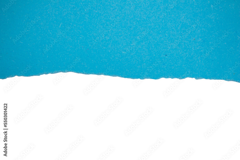 Blue ripped paper on transparent background, png Stock Photo | Adobe Stock