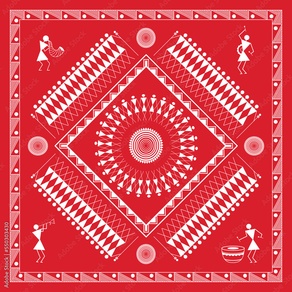 Warli Art Vector