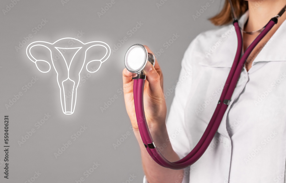 Female reproductive system health, annual check-up concept ...