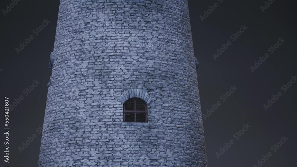 Lighthouse, Windows, Rocks, Sea, Light in the Night, 3D Animations ...