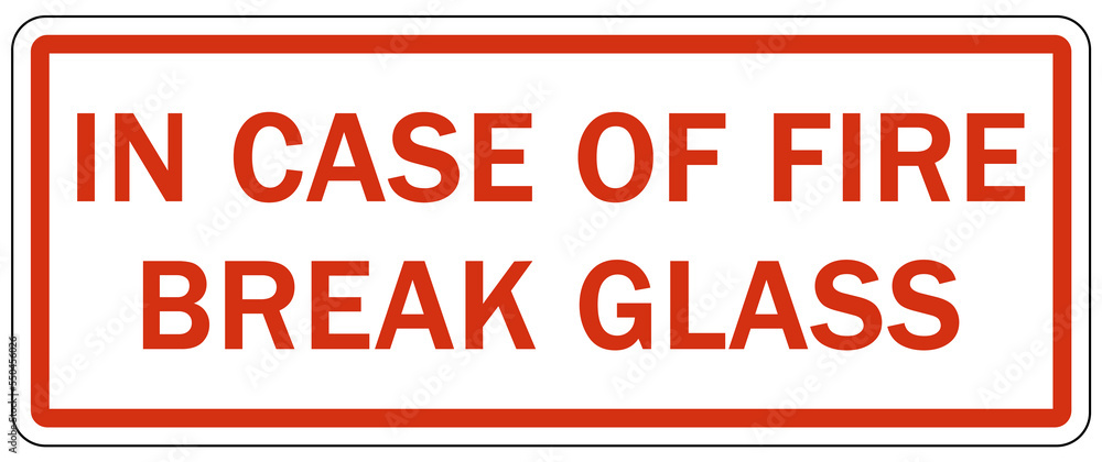 In case of emergency break glass sign and label Stock Vector | Adobe Stock In case of emergency break glass sign and label Stock Vector | Adobe Stock
