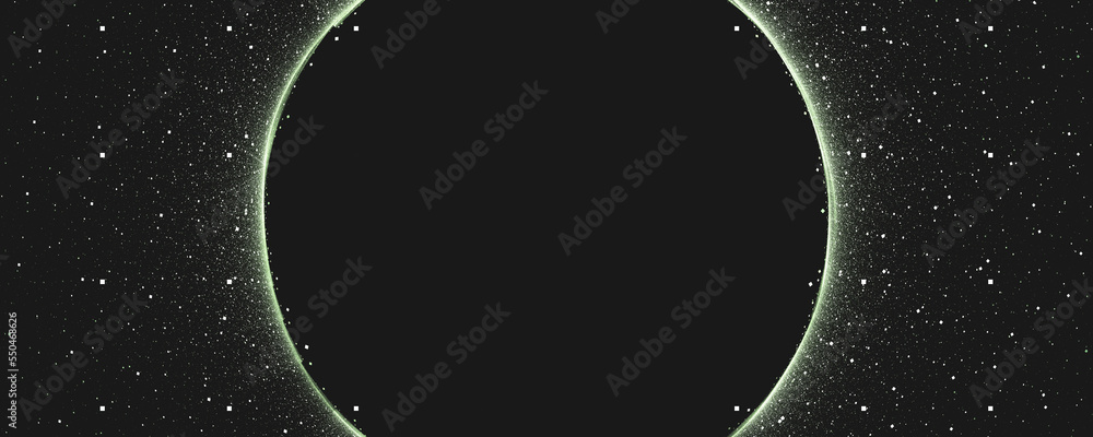 circle hole background with small dots Stock Illustration | Adobe Stock