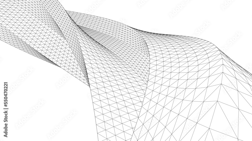 abstract geometric 3d background vector illustration Stock Vector ...