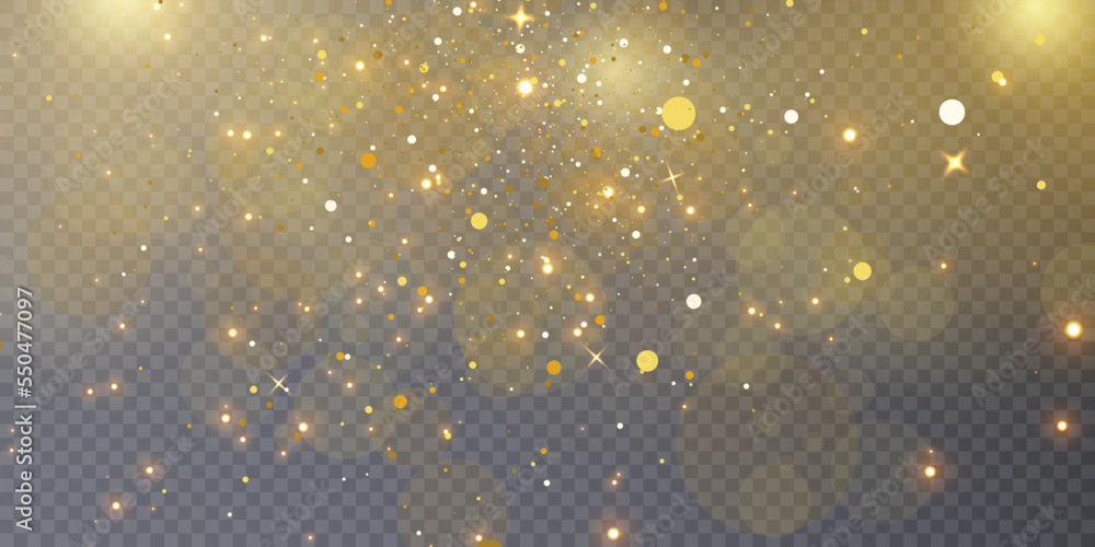 Poster Light effect with lots of shiny highlights shining on ...