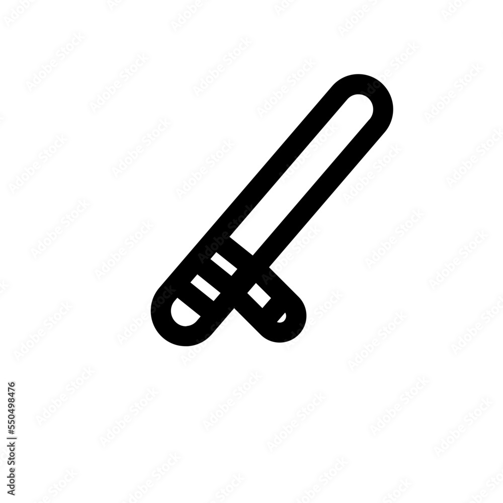 Baton Cop Nightstick Police Stock Vector | Adobe Stock