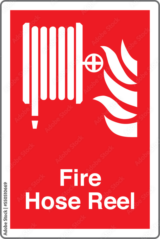 Safety warning signs fire equipment and fire action signs with text ...