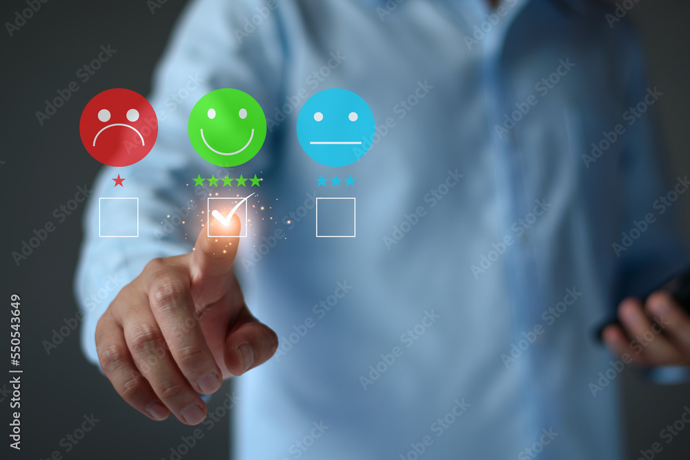 Customer satisfaction survey. Customer Satisfaction Rating, Smiley ...
