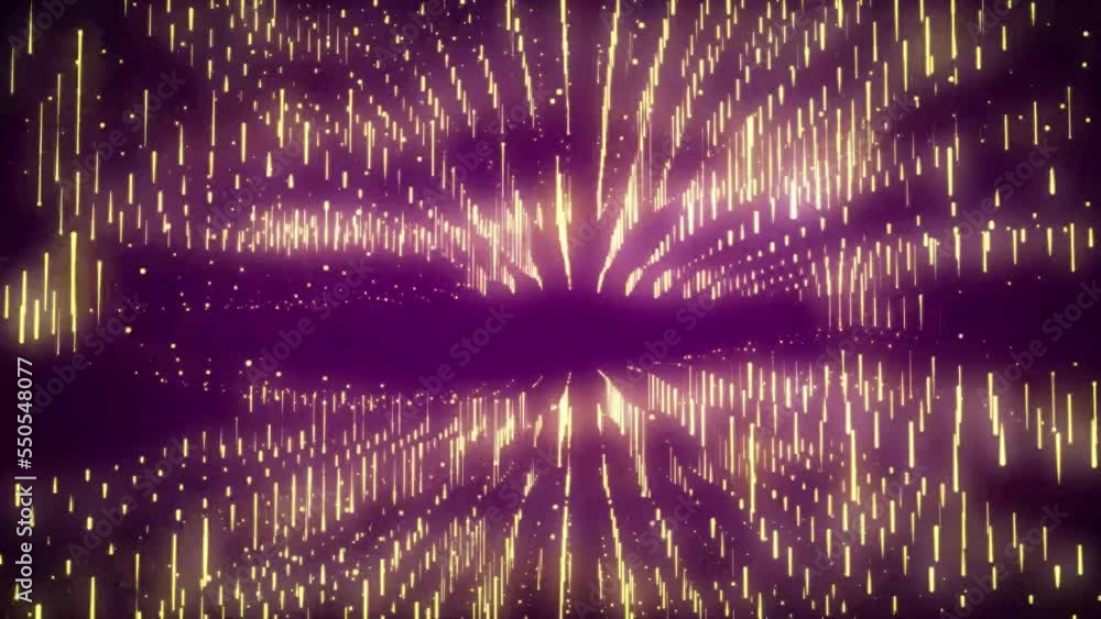 Abstract futuristic infinite flow of scientific data. Network structure ...