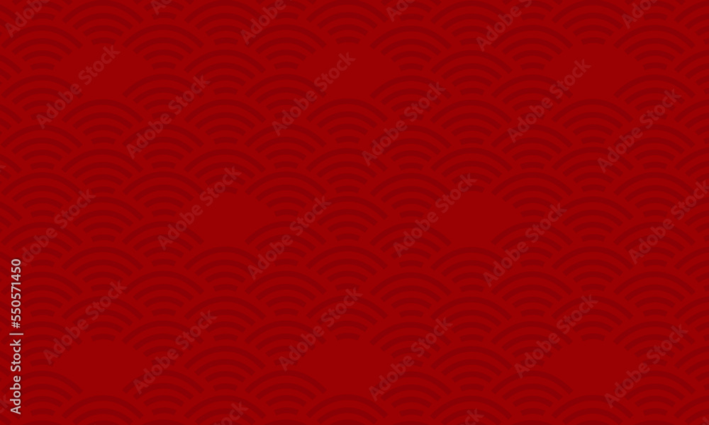 Red background template with wave patterns Stock Vector | Adobe Stock