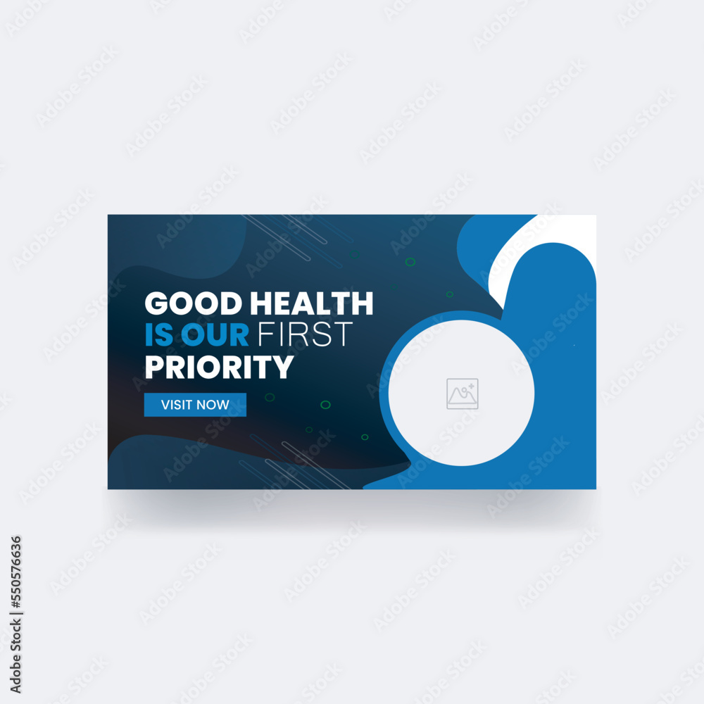 medical health youtube thumbnail design and hospital banner backgrounds ...