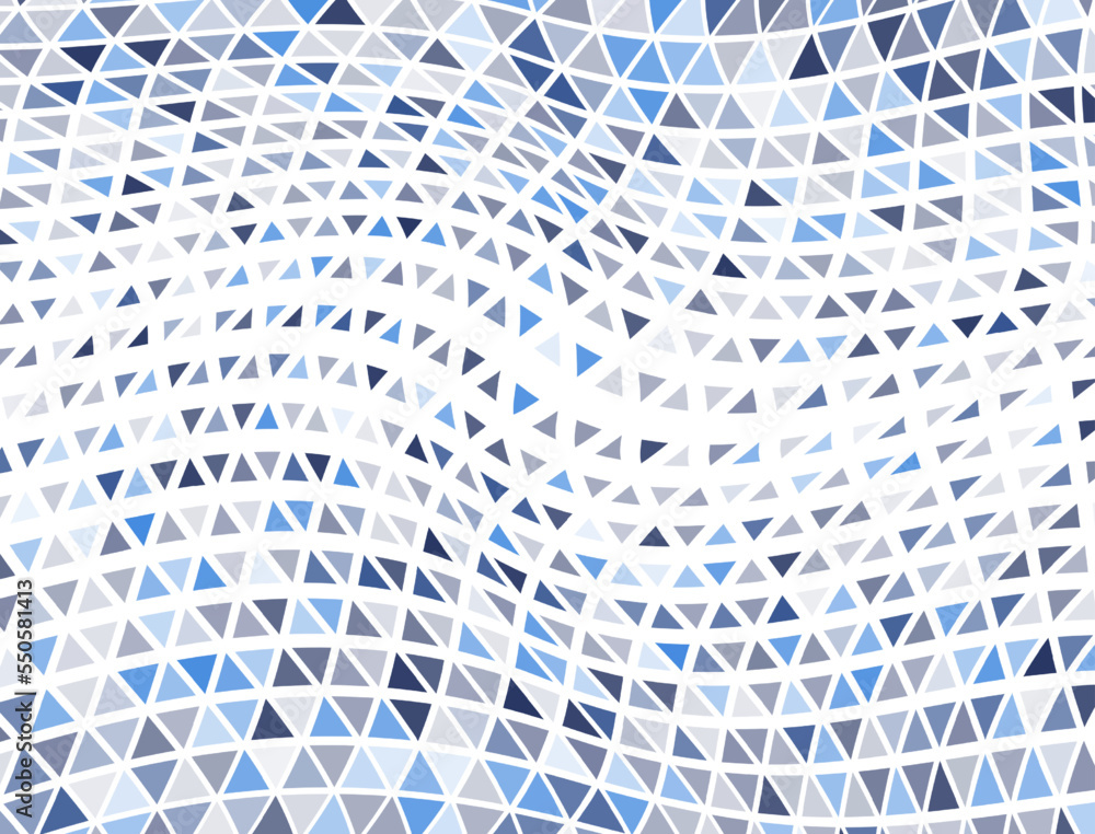 Contemporary triangles halftone vector. Fade triangular structure cover ...