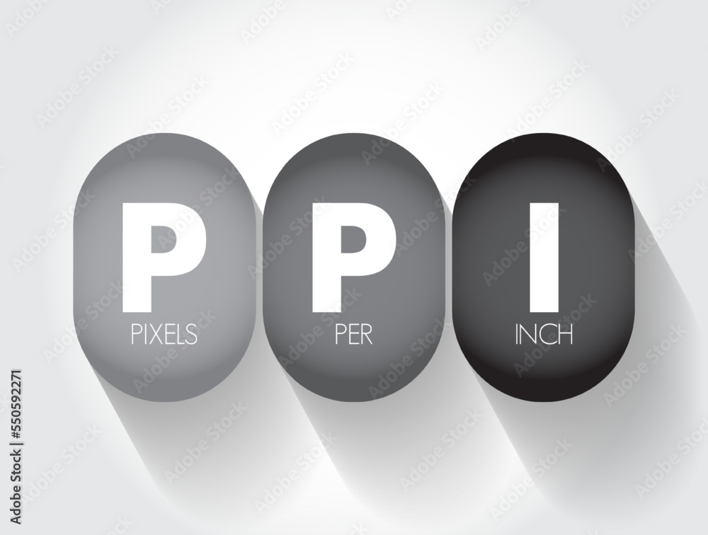PPI - Pixels Per Inch are measurements of the pixel density of an ...