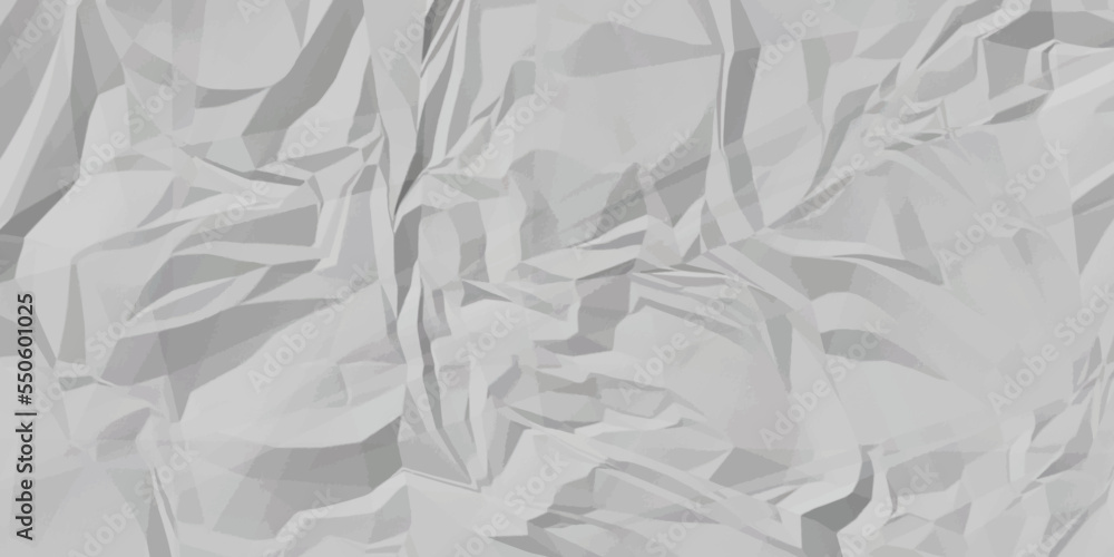 white creased crumpled paper texture can be use as background.Ragged ...