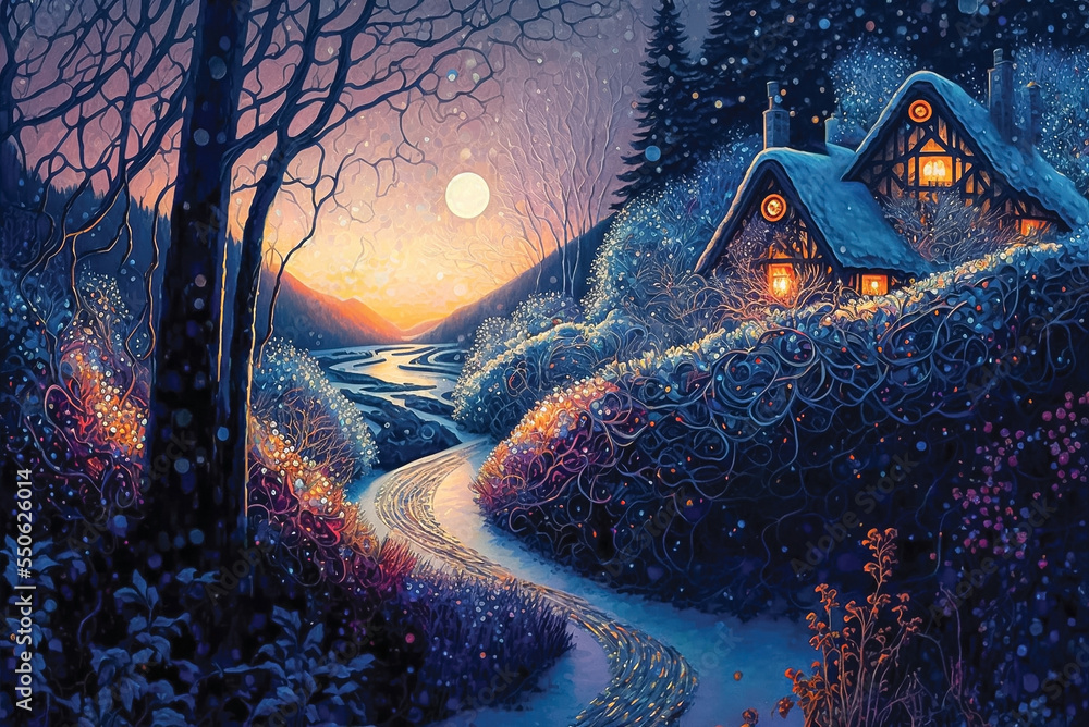 Thomas Kinkade Christmas Wallpaper Desktop