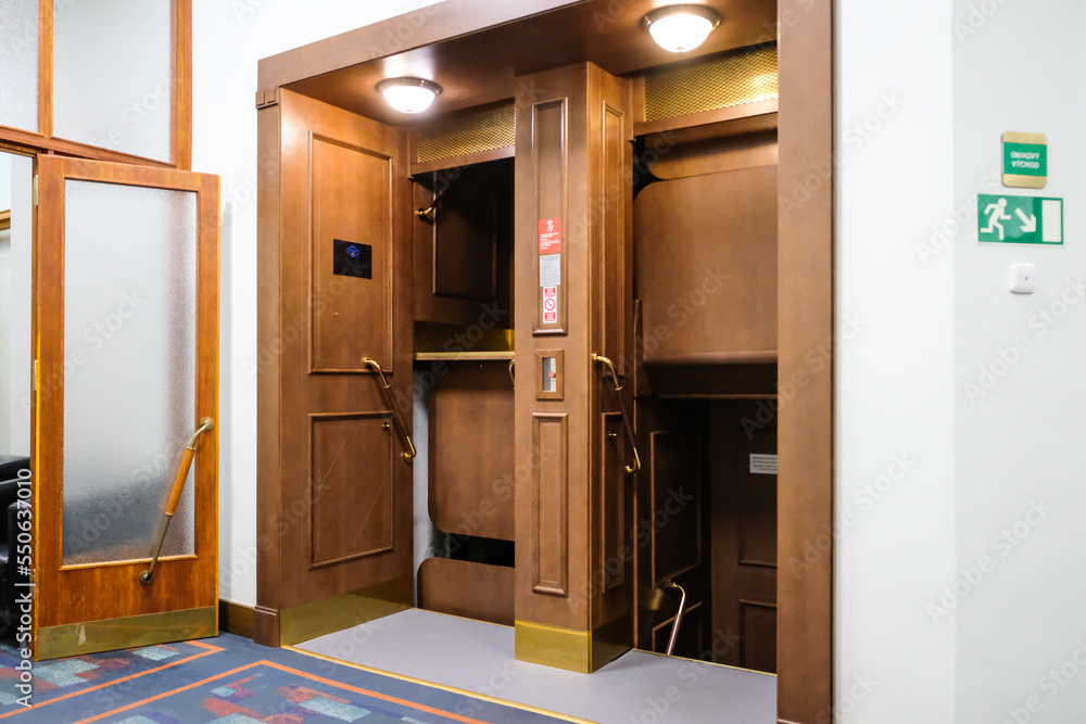 Prague, Czech Republic - December 1, 2022: Historic Paternoster ...