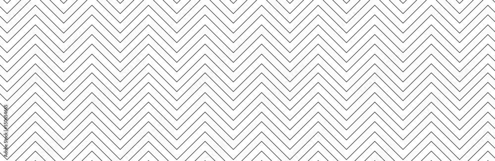 Seamless line pattern on white background. Modern chevron lines pattern ...