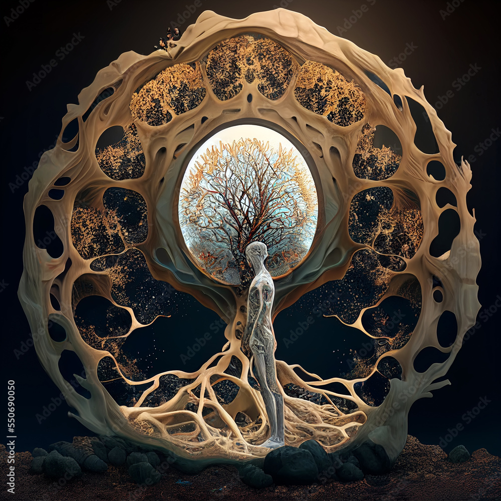 ภาพประกอบสต็อก expansion of fungal mycelium in the human body ภาพ ...