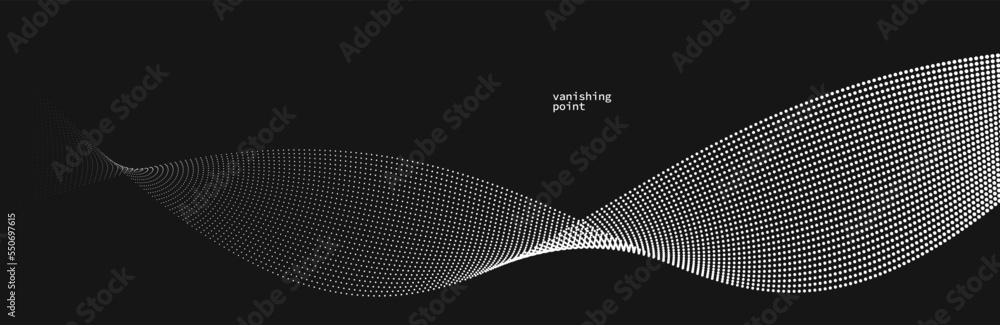 Smooth and relaxing shape vector abstract background with wave of ...
