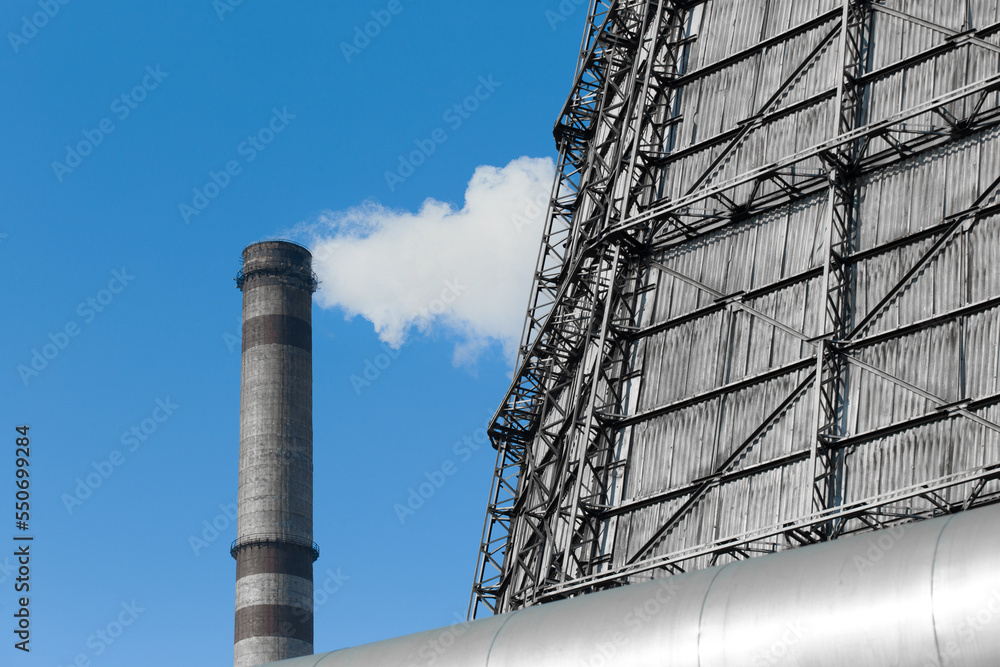 Pollution of the environment, atmosphere, air, environmental problems ...