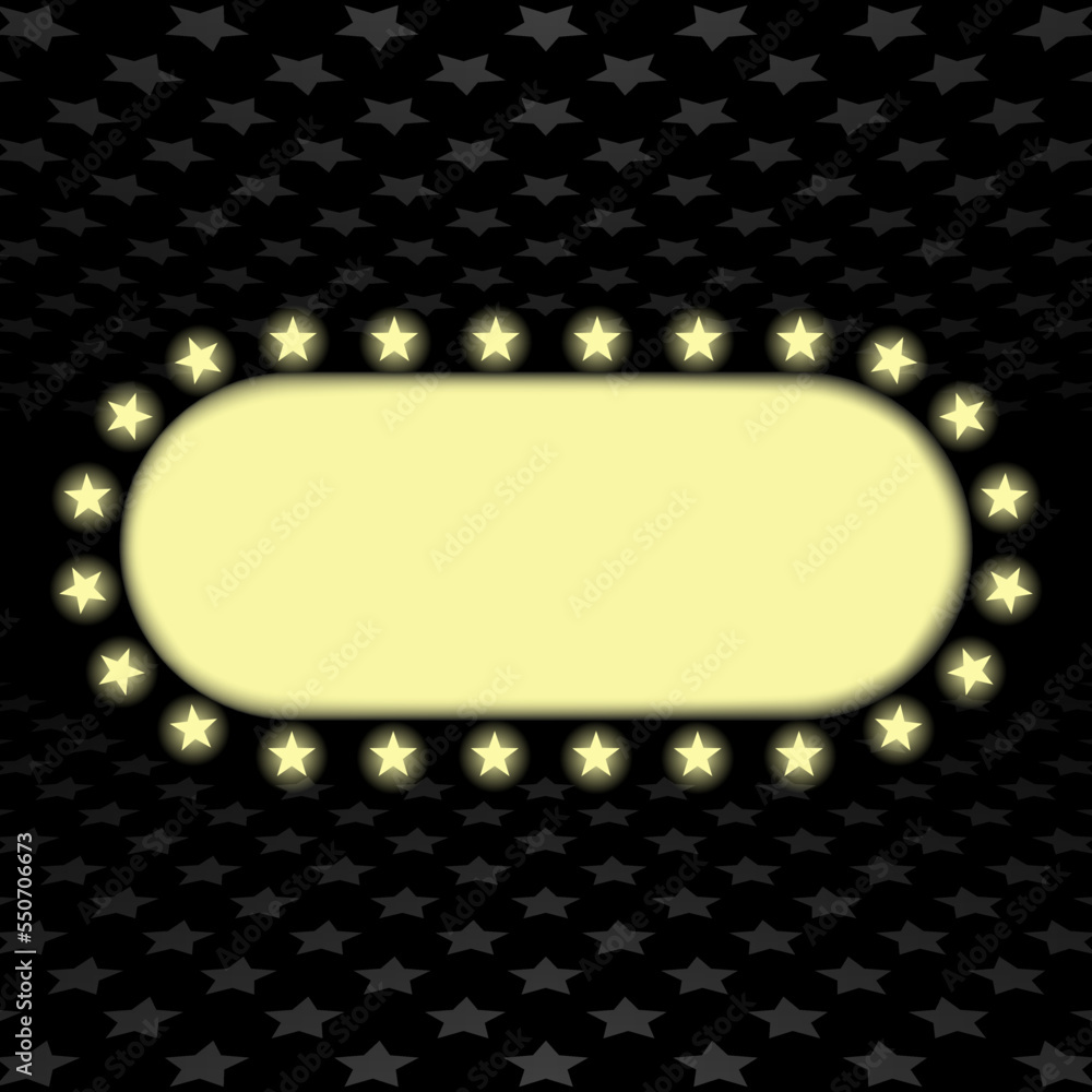 black background with yellow banner Stock Vector | Adobe Stock