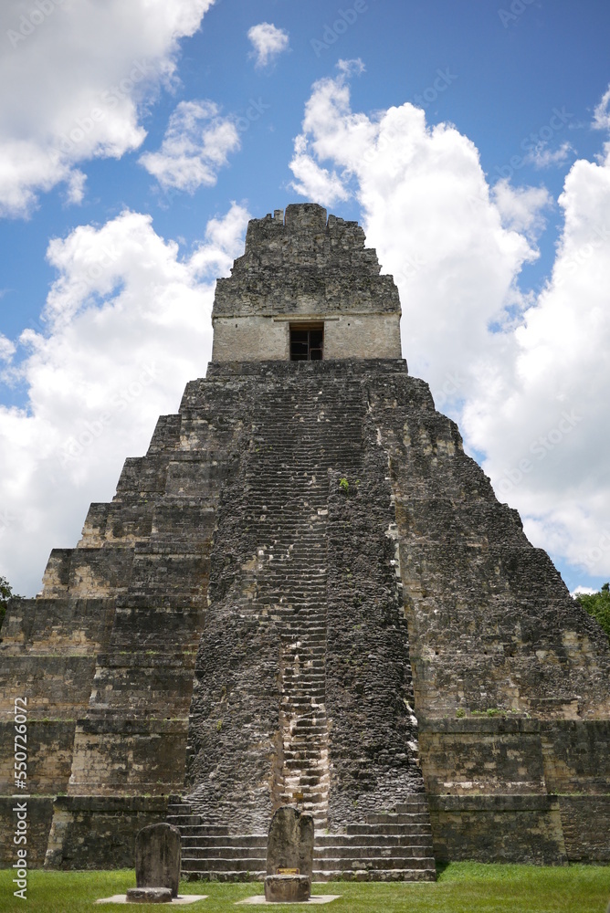 Tikal pyramid Stock Photo | Adobe Stock