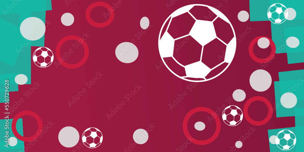 Soccer or football background, football themed background Stock Vector ...