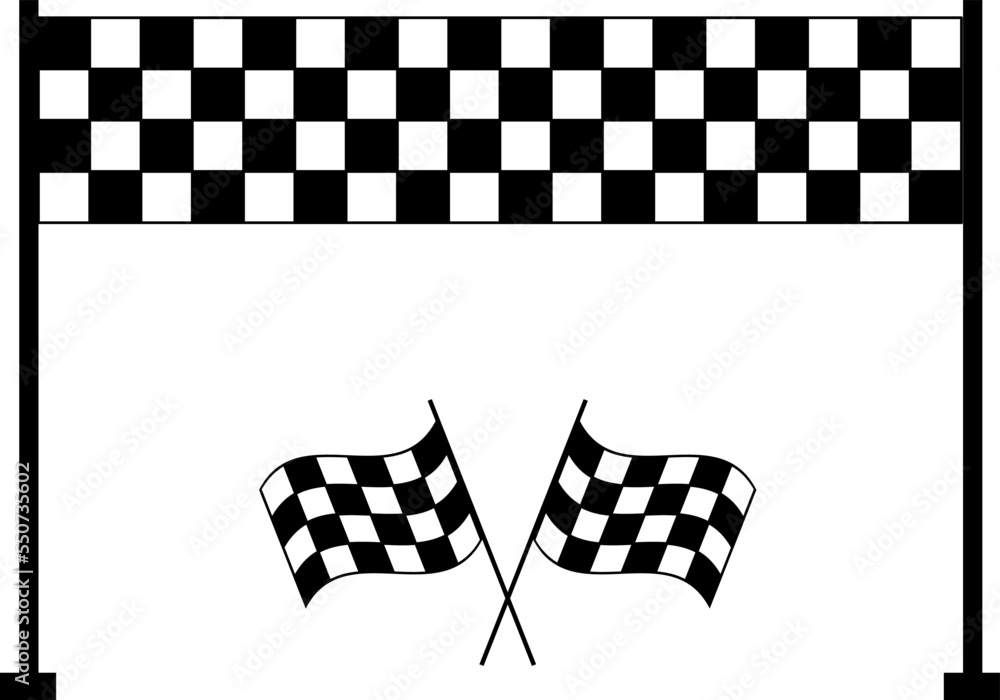 finish icon vector sign symbol isolated on white background Stock ...