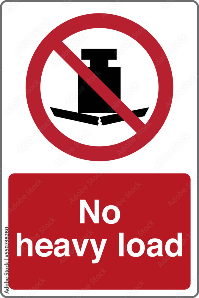 Safety warning prohibition signs icon pictogram symbol registered with ...