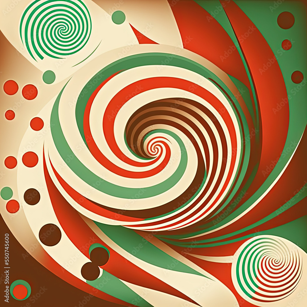 Abstract Peppermint Design Background Wallpaper | Midjourney Generative ...