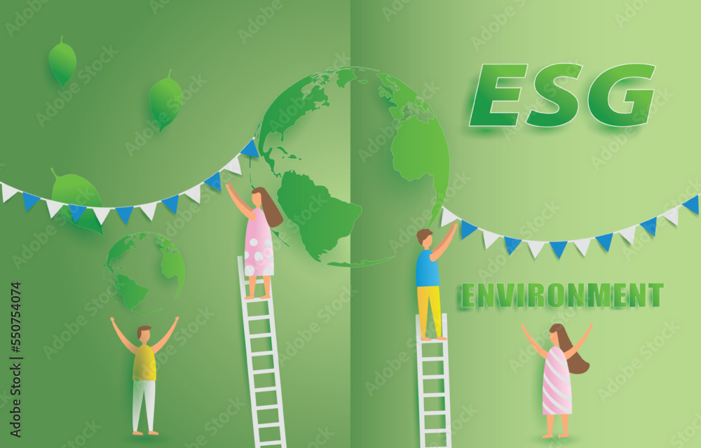 Cartoon pictures of men and women helping to organize a booth for ...