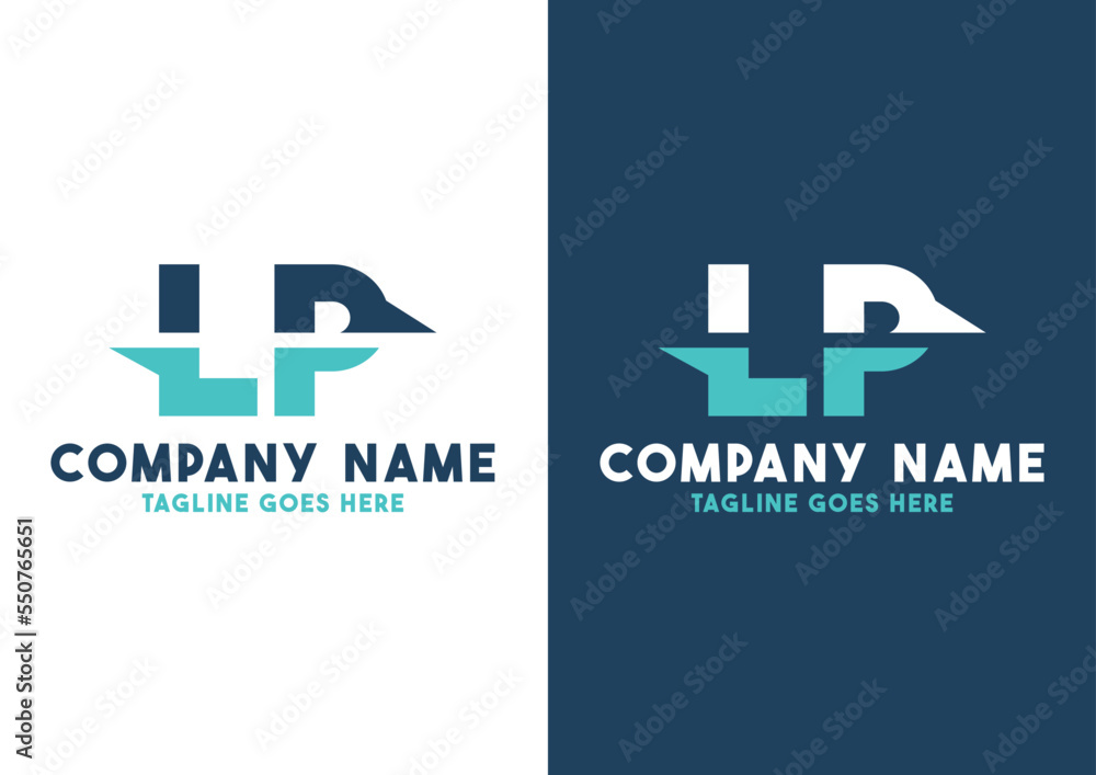 Letter LP logo design vector template, LP logo Stock Vector | Adobe Stock