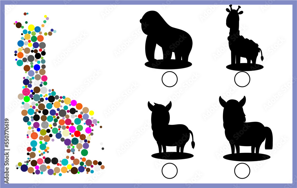 shadow puzzle, visual intelligence, mind game, visual intelligence ...