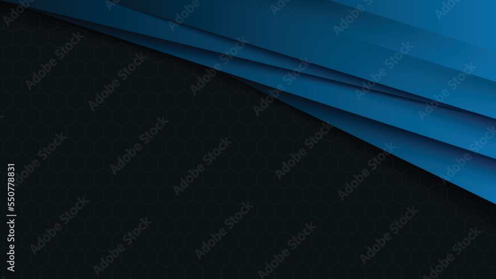 Modern navy blue background with abstract style. Vector illustration ...