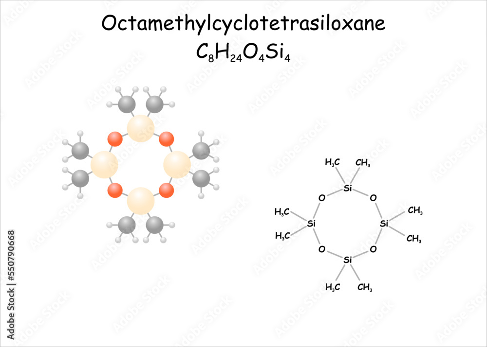 Stylized molecule model/structural formula of ...
