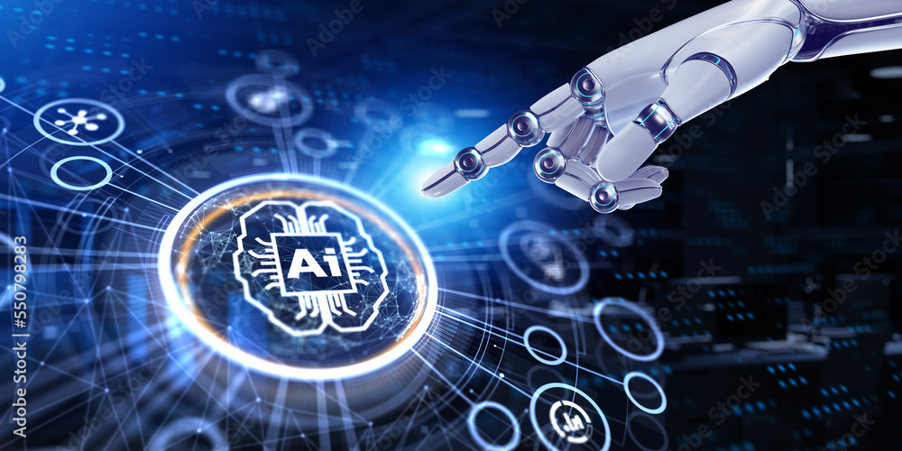 Ai Artificial Intelligence Neural Network Deep Machine Learning Concept