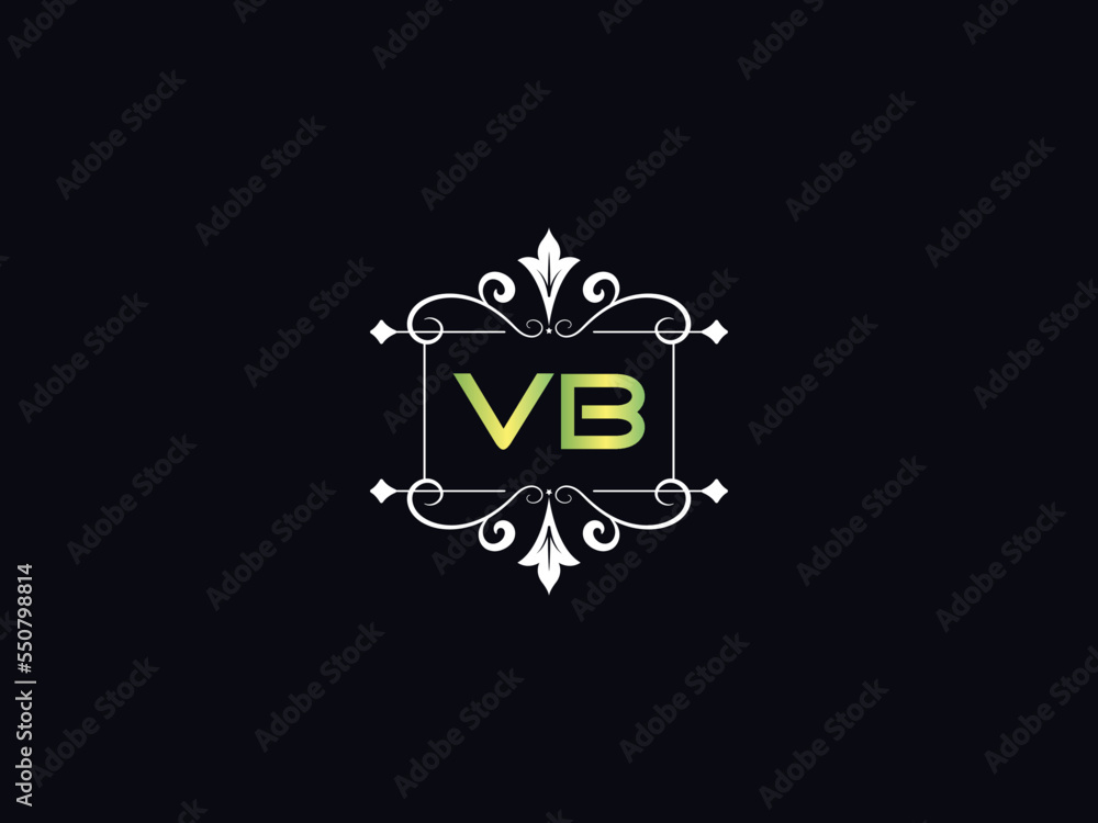 Minimalist VB Logo, vb v b Luxury Logo Letter For Your Business Stock ...